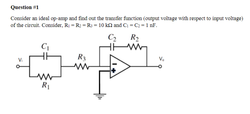 Solved Help me with the solution please Consider an ideal | Chegg.com