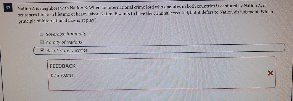 Solved Nation A is neighbors with Nation B. When an | Chegg.com