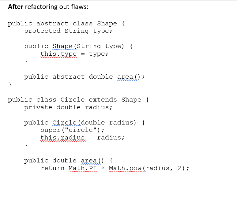 Solved 4. Here is an example of Java code that violates two | Chegg.com