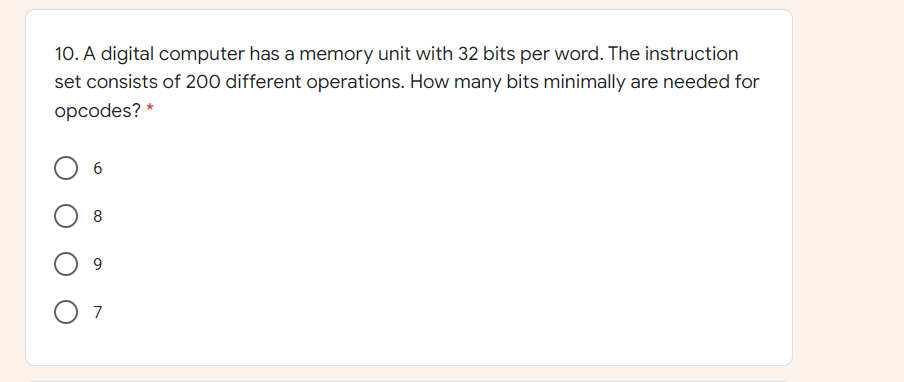 Solved 10 A Digital Computer Has A Memory Unit With 32 Bits 8908
