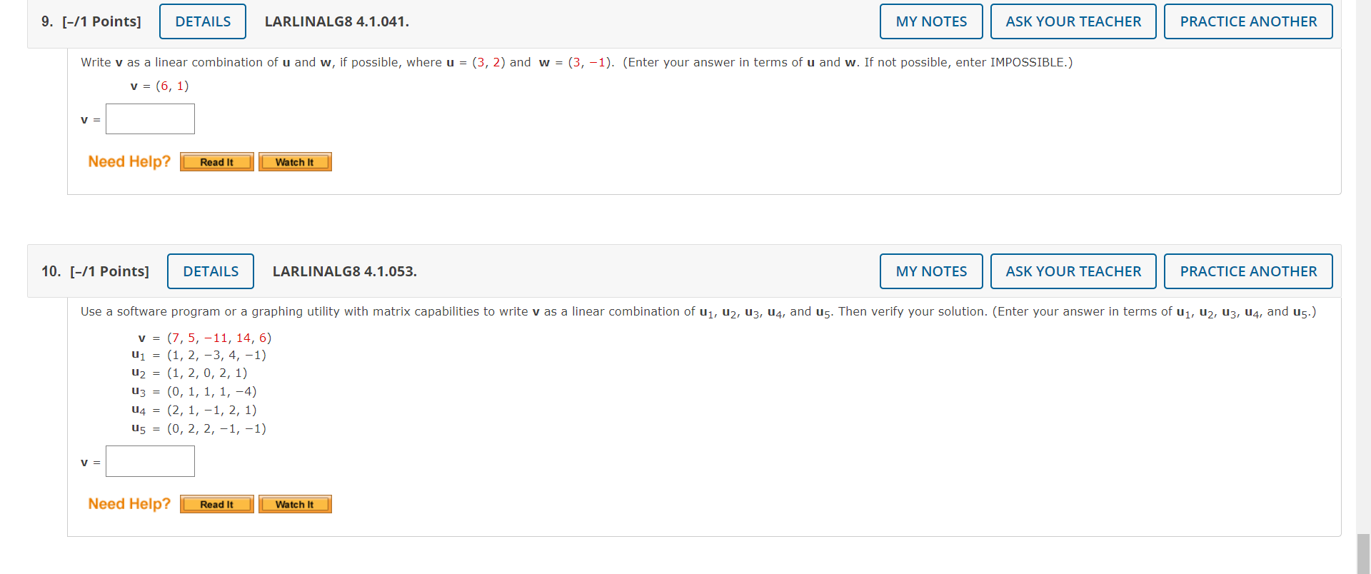 Solved [-/1 Points] LARLINALG8 4.1.041. PRACTICE ANOTHER | Chegg.com