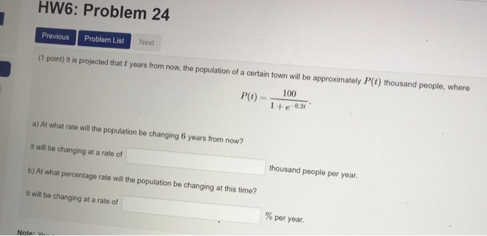 Solved HW6: Problem 24 PreviousProblem List Next 1 point) it | Chegg.com
