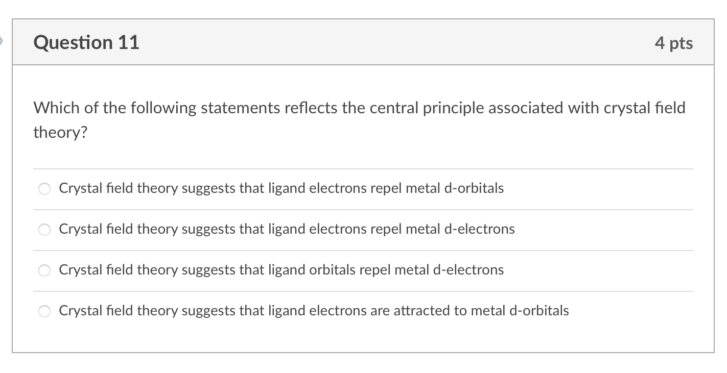 Solved Question 11Which of the following statements reflects | Chegg.com