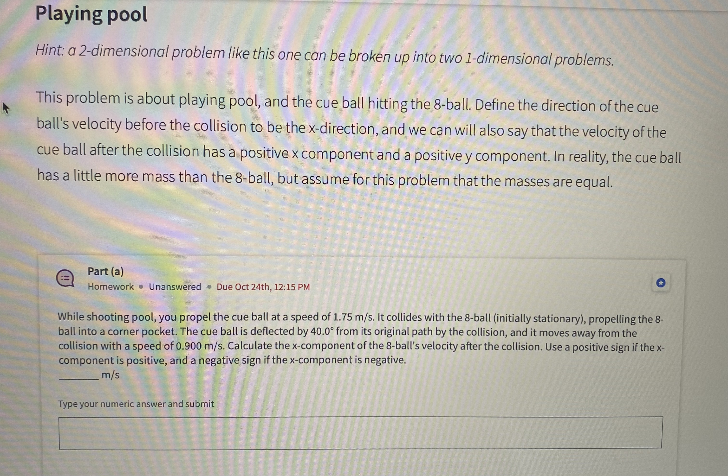 Solved Hint: a 2-dimensional problem like this one can be | Chegg.com