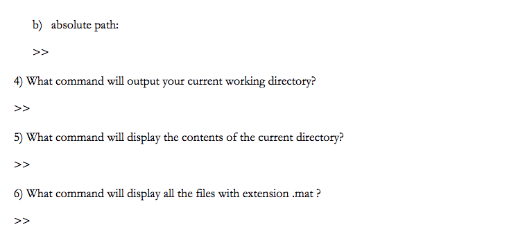 Solved Part I: File Directory Use the image below of the | Chegg.com