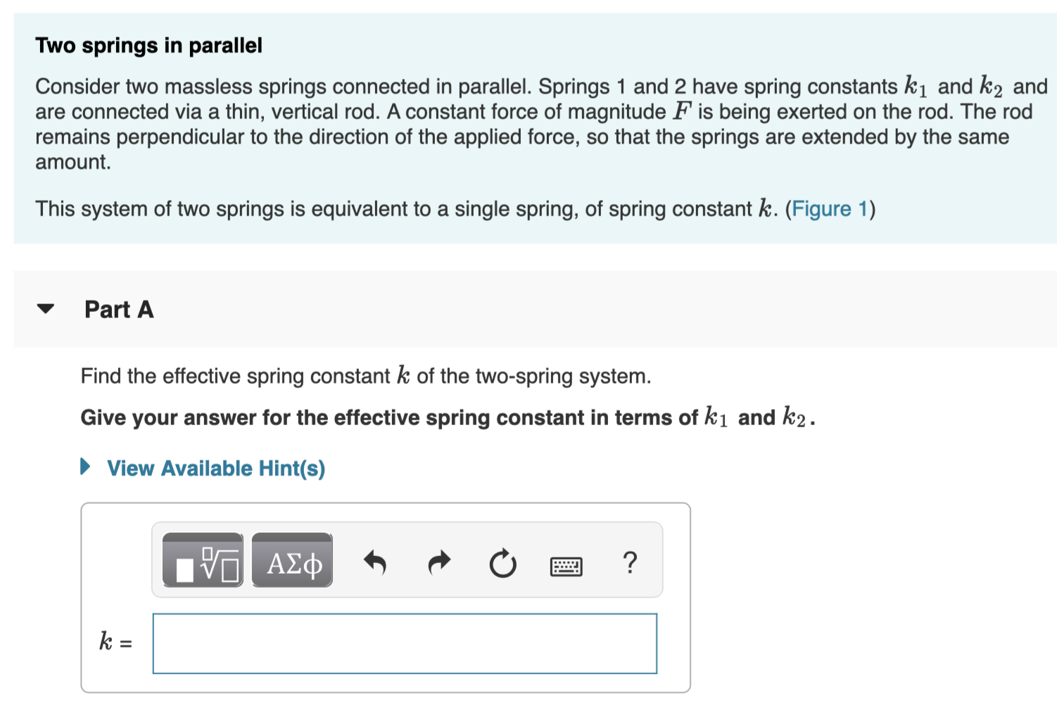 Solved Question 7 In this problem you will study two cases | Chegg.com