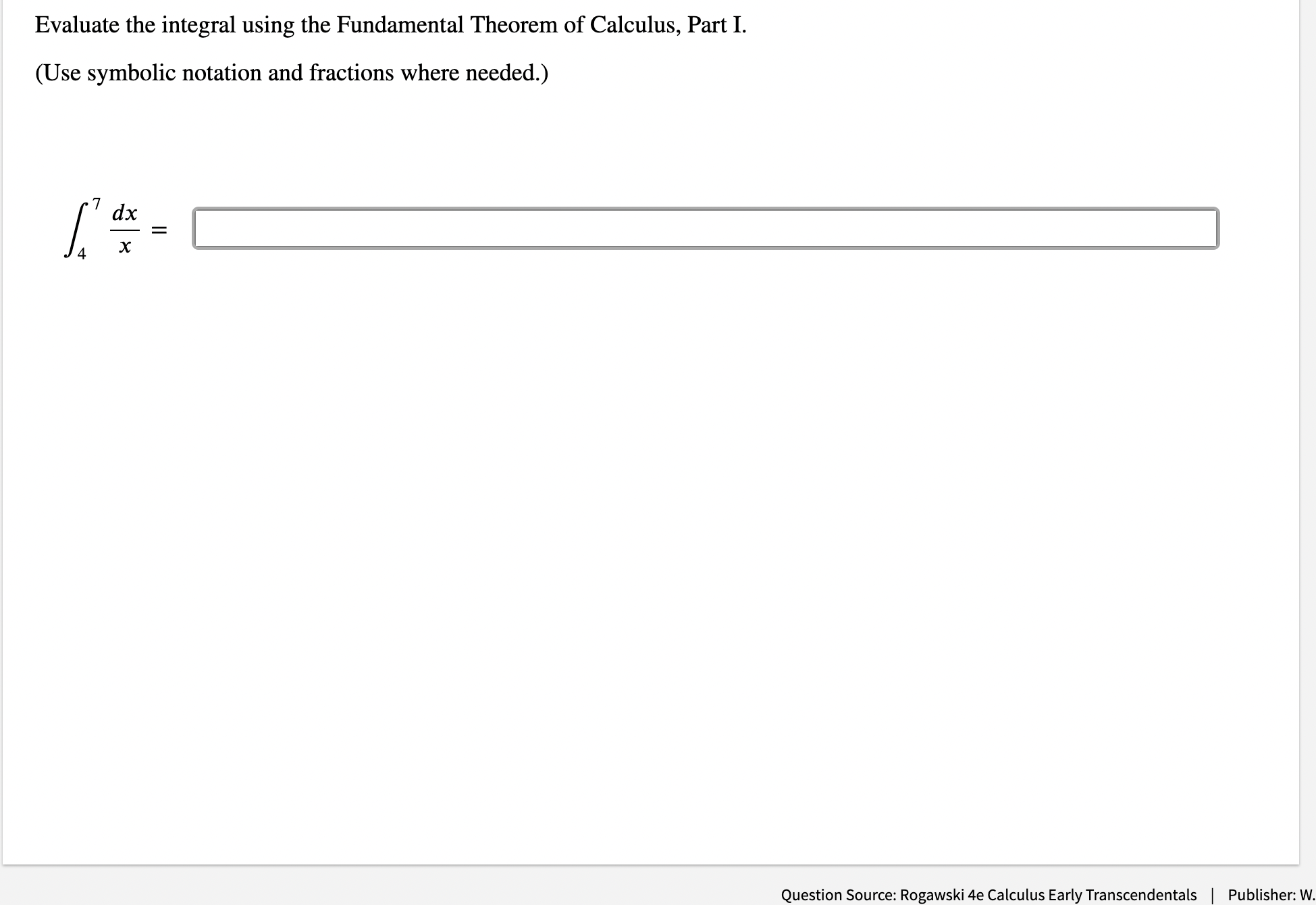 Solved Evaluate the integral using the Fundamental Theorem | Chegg.com