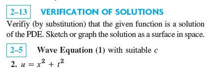 Solved VERIFICATION OF SOLUTIONS Verifiy (by substitution) | Chegg.com