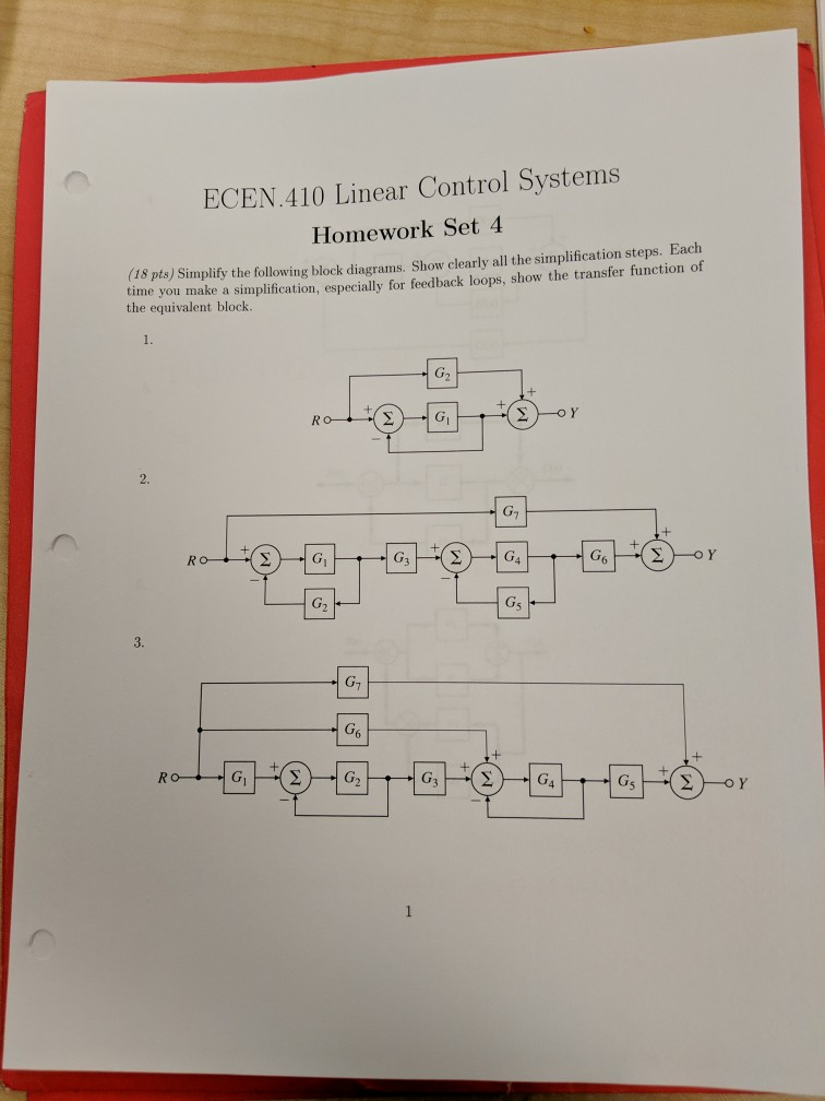 Solved ECEN.410 Linear Control Systems Homework Set 4 (18 | Chegg.com