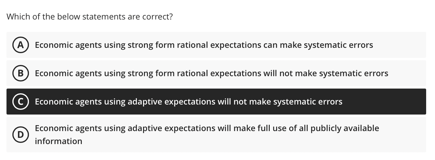 Solved Which of the below statements are correct? Economic | Chegg.com