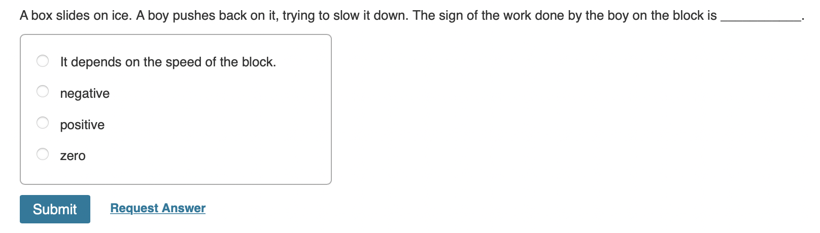 Solved Suppose a box is being pulled horizontally a distance | Chegg.com