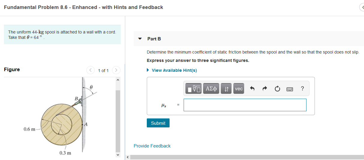 Solved Fundamental Problem 8.6 - Enhanced - with Hints and | Chegg.com