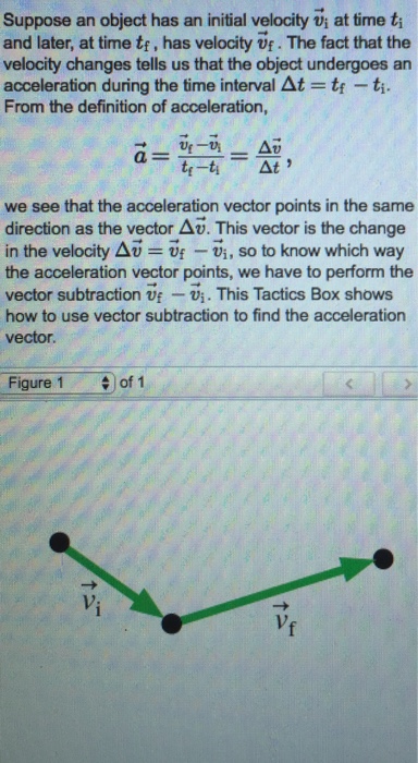 Solved Suppose an object has an initial velocity v, at time | Chegg.com