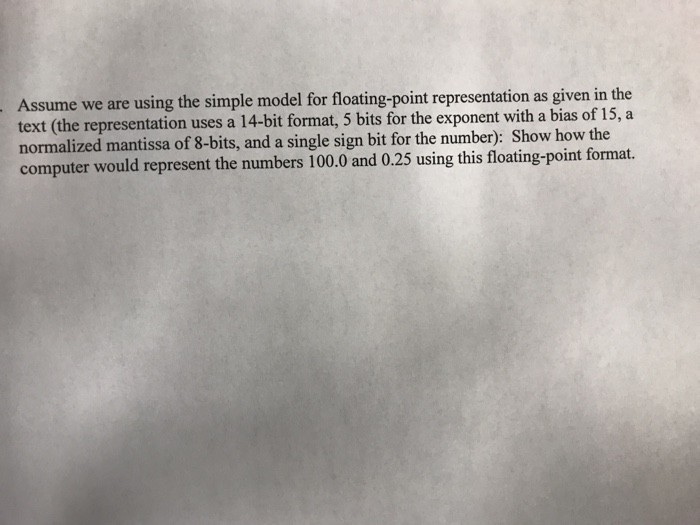 Solved Assume we are using the simple model for | Chegg.com