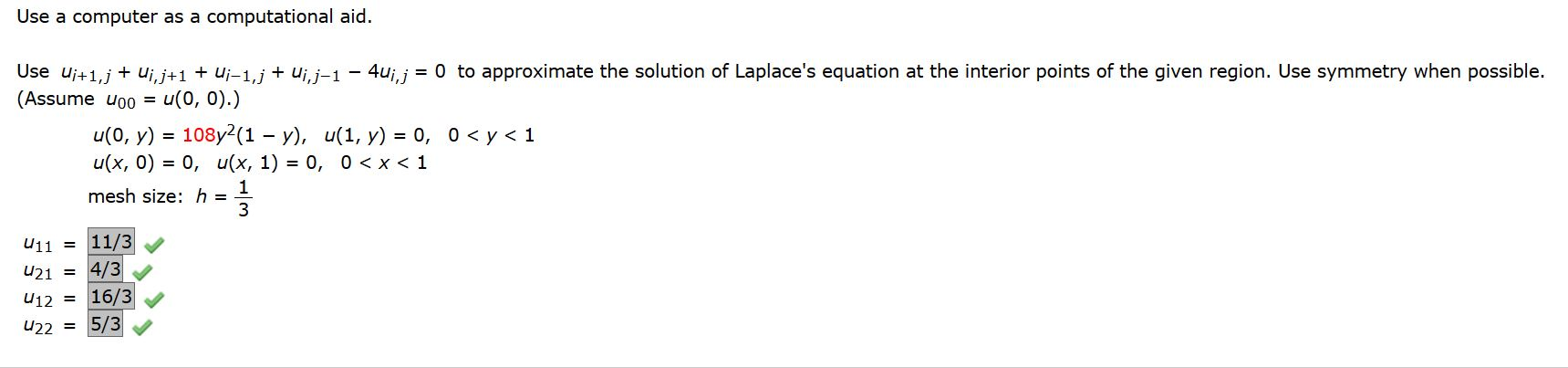 Use a computer as a computational aid. Use Uj+1,j + | Chegg.com
