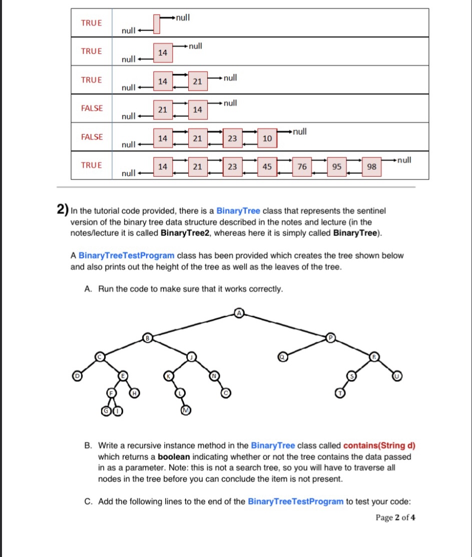 Solved 1) Consider the LinkedList class provided in the | Chegg.com