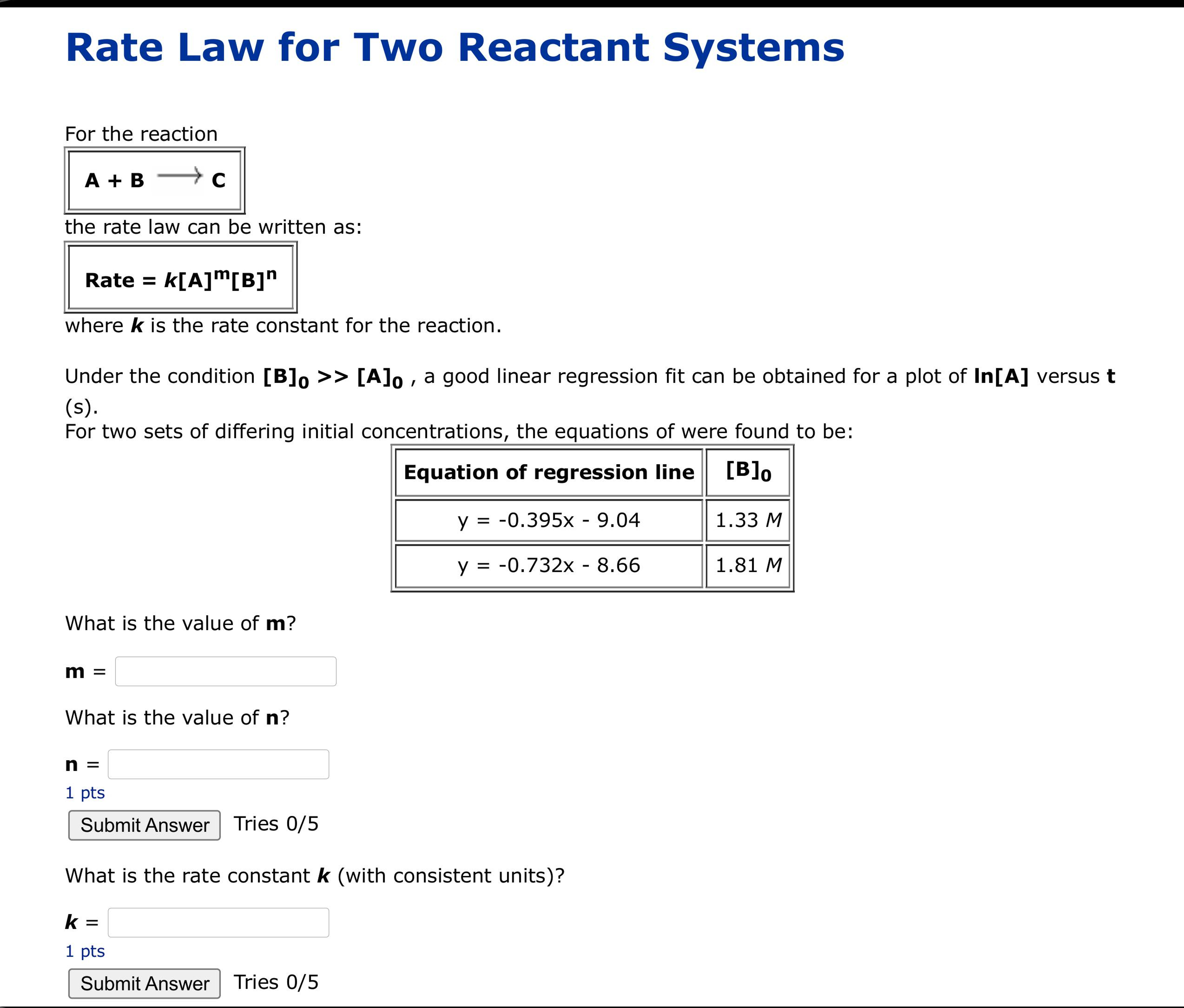 Solved 1.What is the value of m?2.What is the value of | Chegg.com