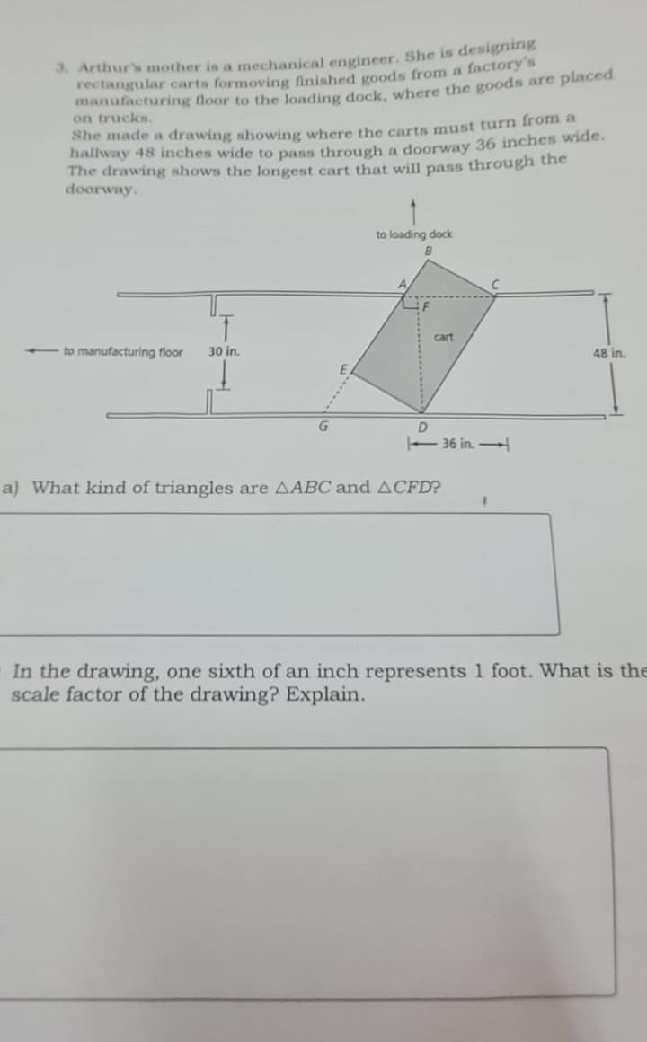 Solved 3. Arthur's mother is a mechanical engineer. She is | Chegg.com