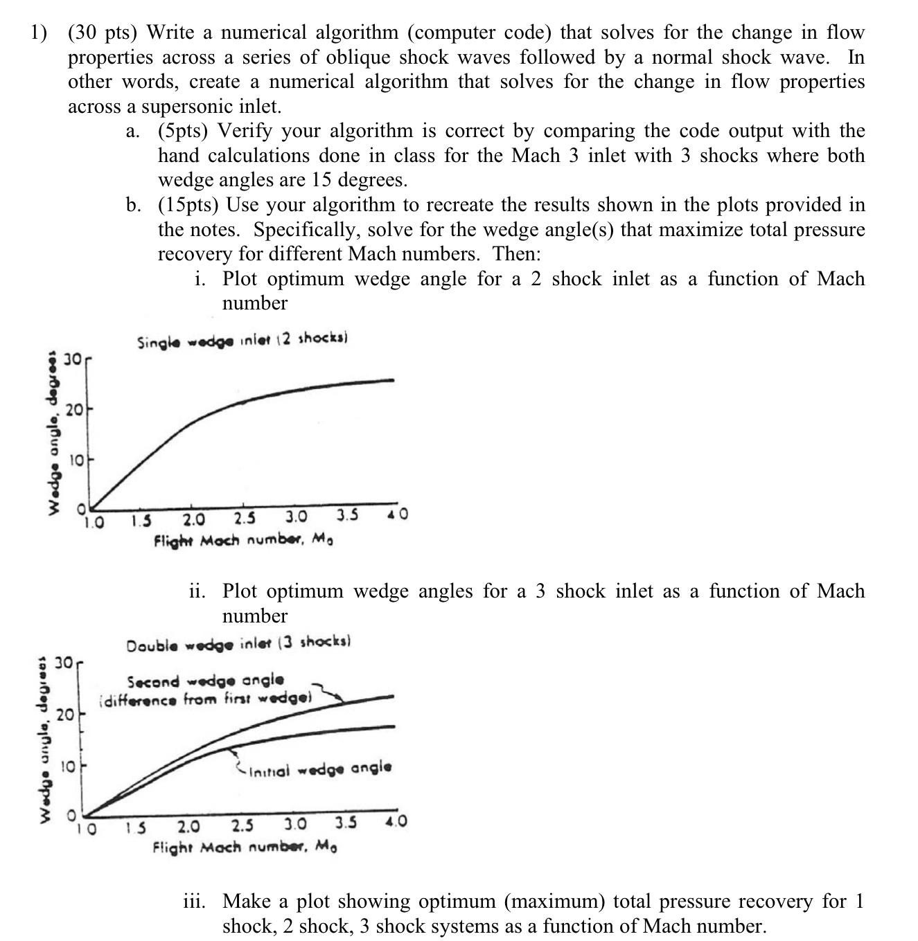 Solved (30 ﻿pts) ﻿Write a numerical algorithm (computer | Chegg.com
