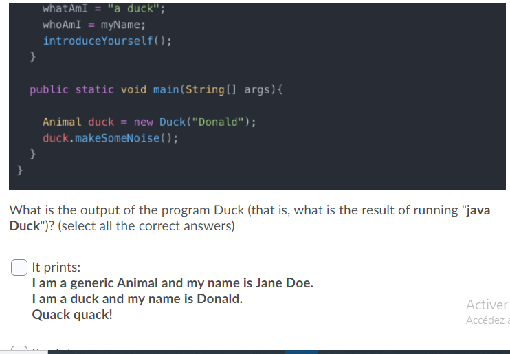Solved Question 9 (1 point) Consider the following two | Chegg.com