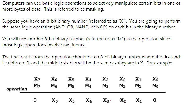 Solved Computers can use basic logic operations to | Chegg.com
