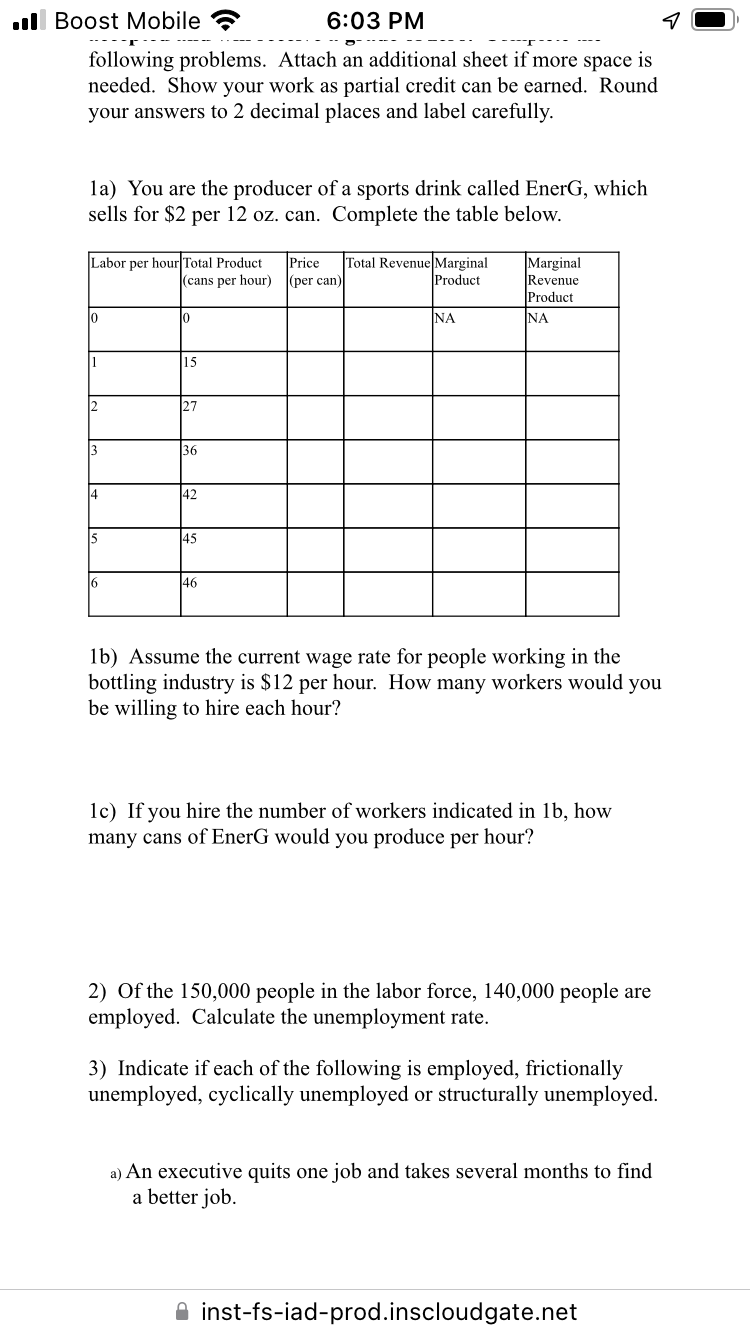 Solved following problems. Attach an additional sheet if | Chegg.com