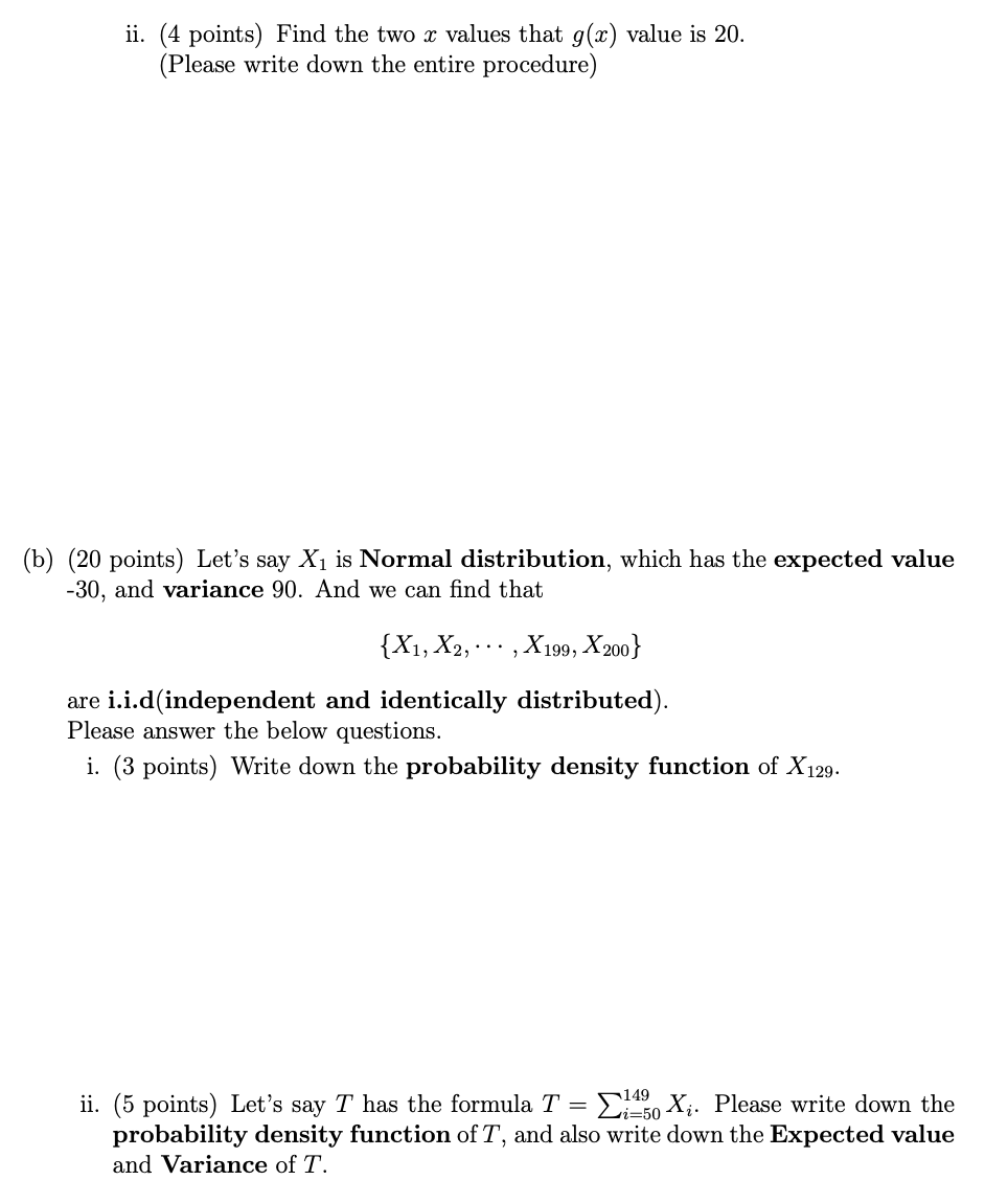 Solved (35 points) Normal Distribution \& Central Limit | Chegg.com