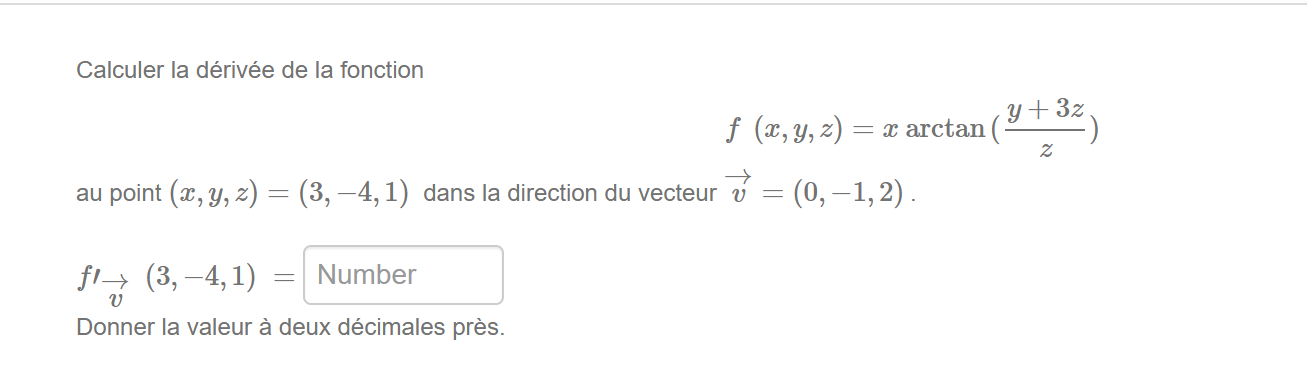 Calculer la dérivée de la fonction g(s,t)=s3e2t au | Chegg.com