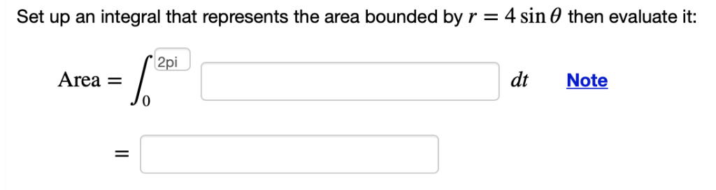 Solved Set up an integral that represents the area bounded | Chegg.com