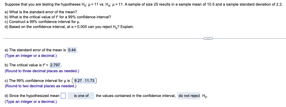 Solved Suppose that you are testing the hypotheses Ho: u = | Chegg.com