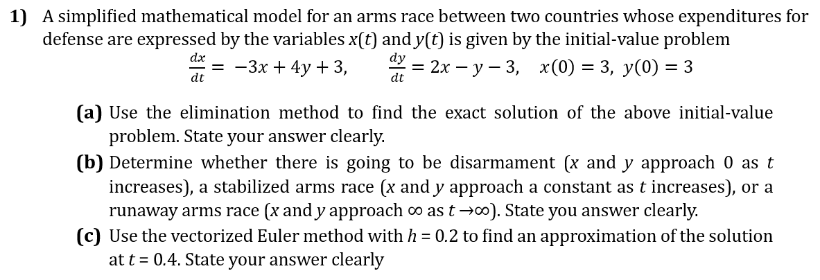 [Solved]: differential equations A simplified mathematica