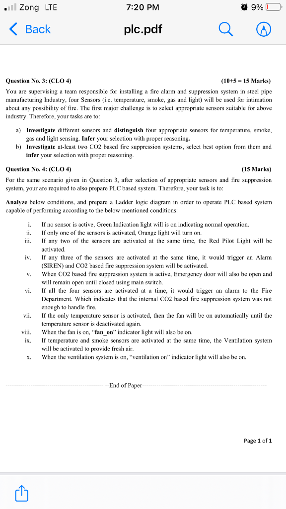 Solved Question No. 3: (CLO 4) (10+5 = 15 Marks ) You are | Chegg.com