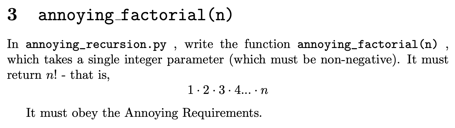 Solved I need help implementing these recursive functions | Chegg.com