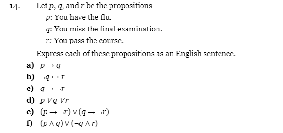 Solved 4. Let p,q, and r be the propositions p : You have | Chegg.com
