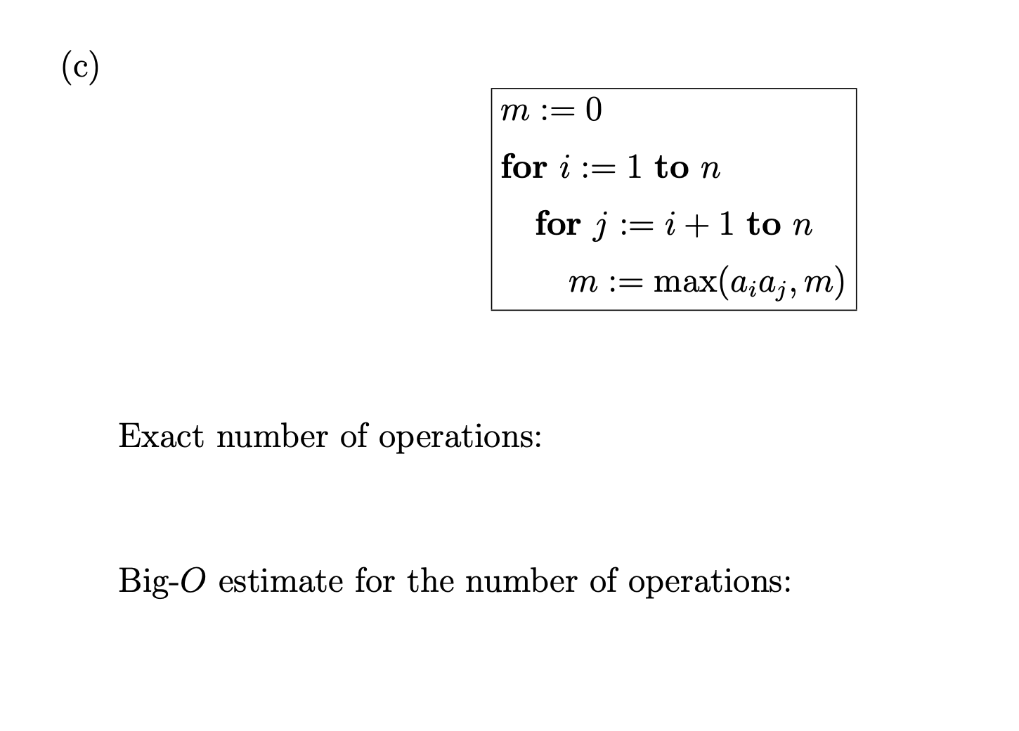 Solved 9. In each case, determine the exact number of | Chegg.com