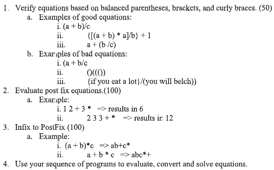 JAVA Stack Program Write a program in java that | Chegg.com