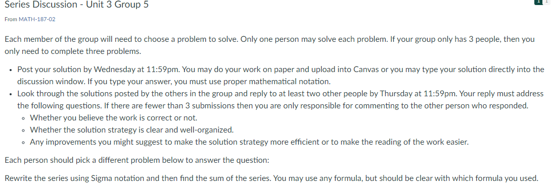Solved Problem 3) -6 + (-1) + 4 + … + 349 | Chegg.com
