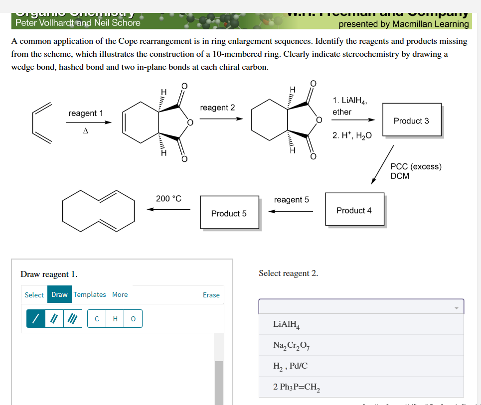A common application of the Cope rearrangement is in | Chegg.com
