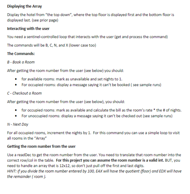 Solved STRUCTThe STRUCT that defines a roomA single room in | Chegg.com