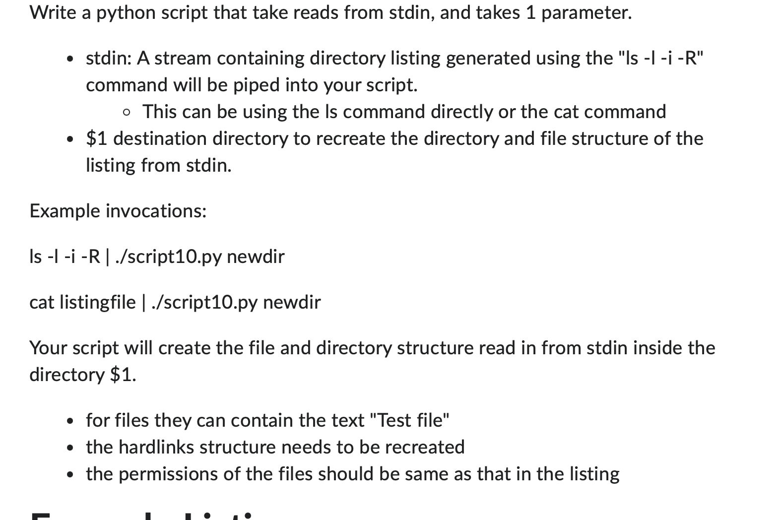 Solved Write a python script that take reads from stdin, and | Chegg.com