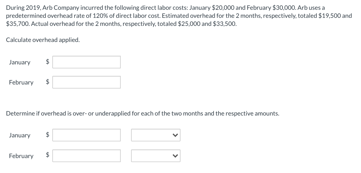 Solved During 2019, Arb Company incurred the following | Chegg.com Solved During 2019, Arb Company incurred the following | Chegg.com