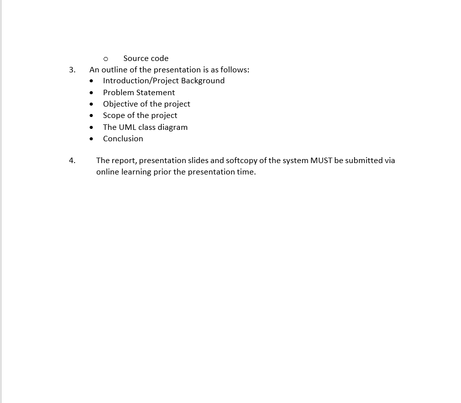 Solved STIA1123: PROGRAMMING 2 Project Description | Chegg.com