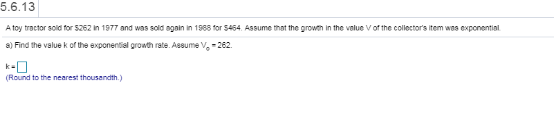 Solved 5.6.13 of the collector's item was exponential. A toy | Chegg.com