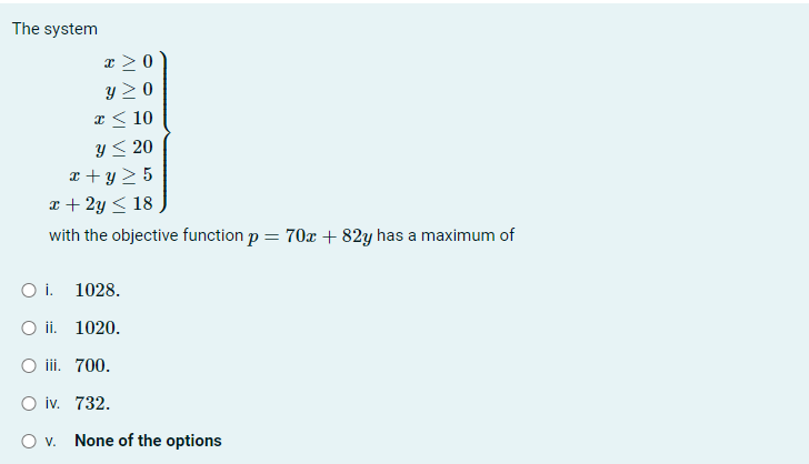 Solved The system \\[ \\left.\\begin{array}{r} x \\geq 0 | Chegg.com