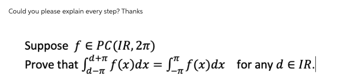 Solved PC: a piecewise continuous function 2Pi is a period | Chegg.com
