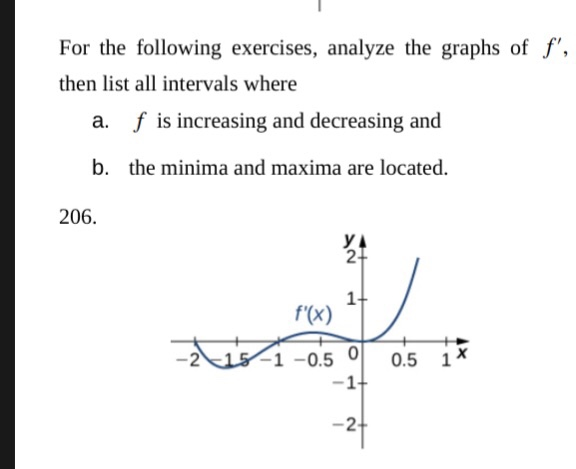 Solved For the following exercises, analyze the graphs of | Chegg.com