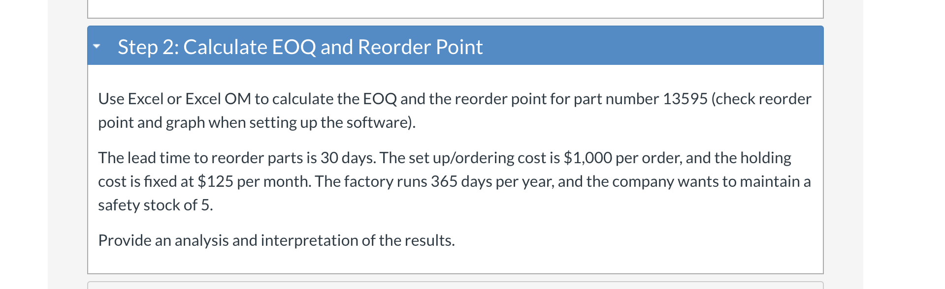 Solved Scenario You have been tasked to manage the inventory | Chegg.com