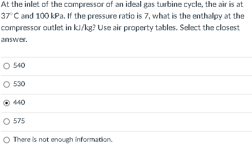 Solved At the inlet of the compressor of an ideal gas | Chegg.com