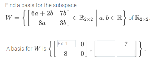 Solved Find a basis for the subspace | Chegg.com