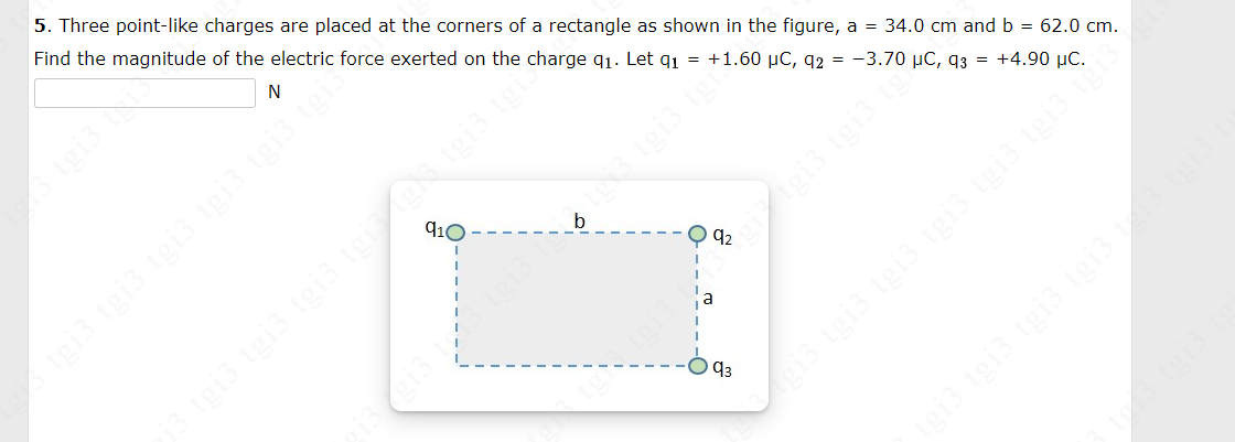 Solved Three point-like charges are placed at the corners of | Chegg.com
